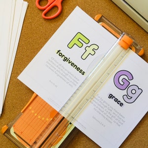 Gospel ABC Scripture Cards PRINTABLE / Theology for Kids / Bible A-Z ...