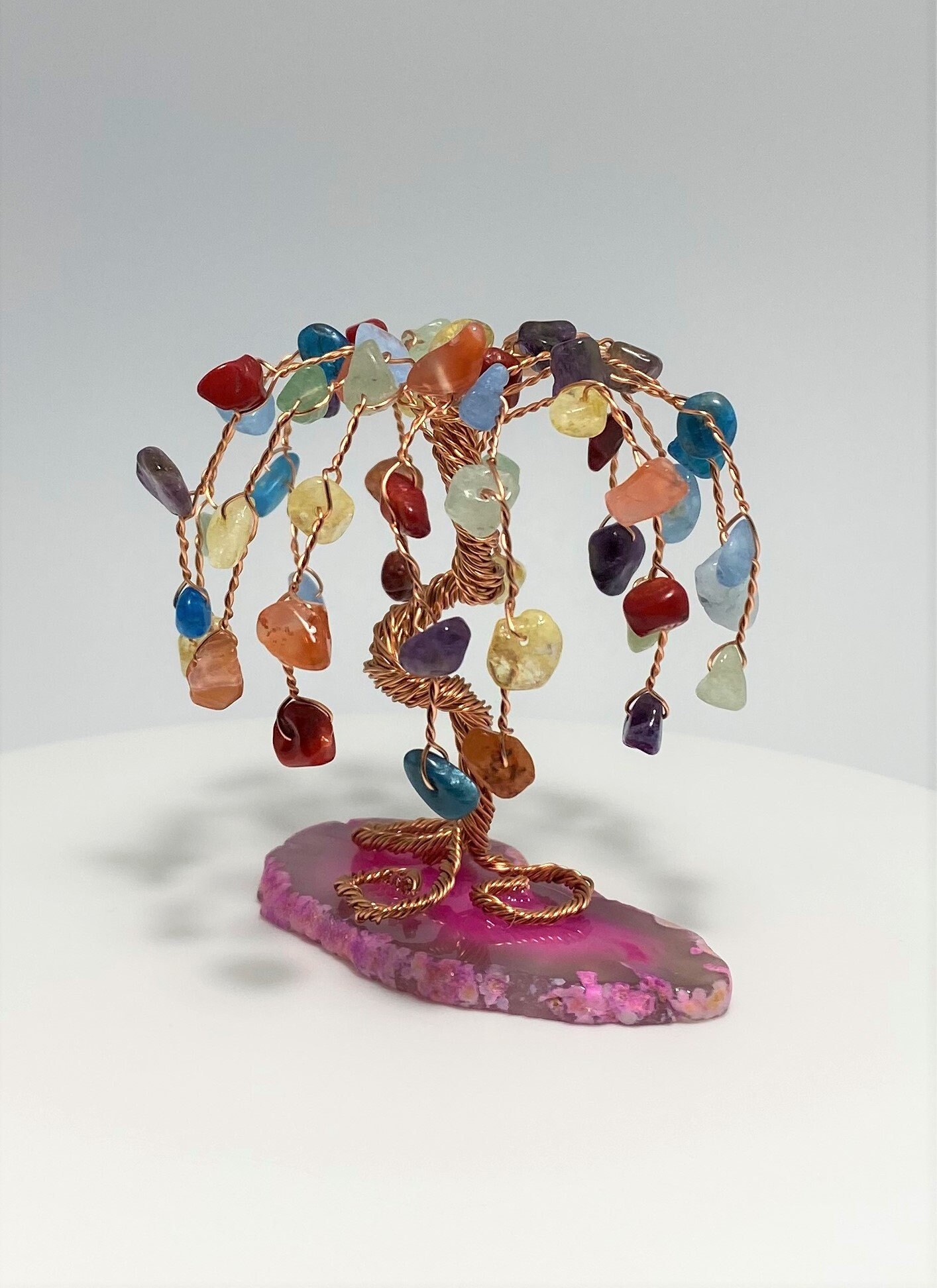 Gem Tree Gemstone Tree of Life Gemstone Chakra Tree - Etsy