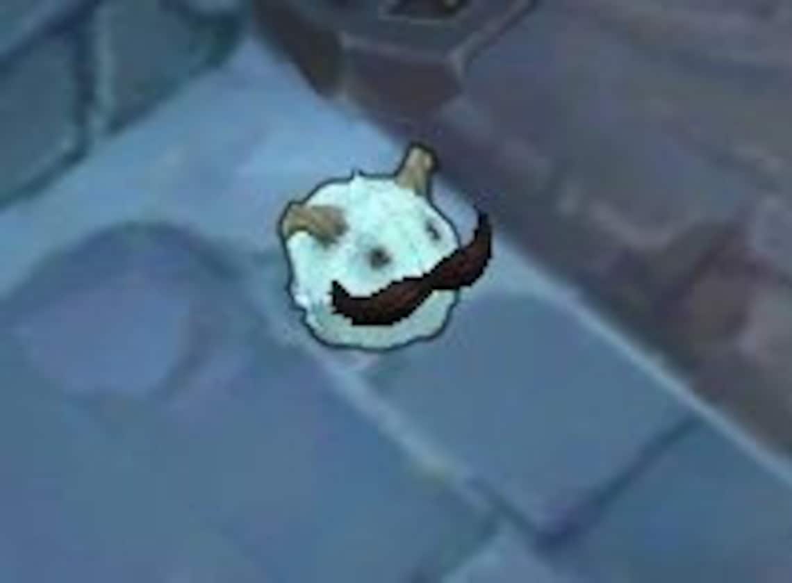 Needle Felted Mustache Poro from League of Legends | Etsy