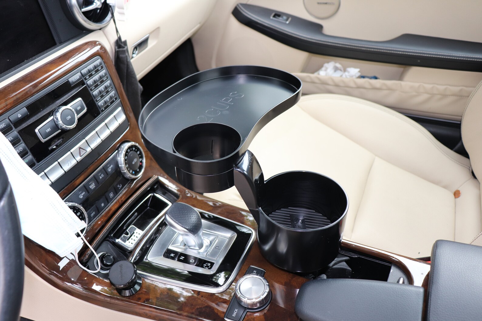 2CUPS Refurbished Car Cup Holder Expander and Attachable Tray | Etsy