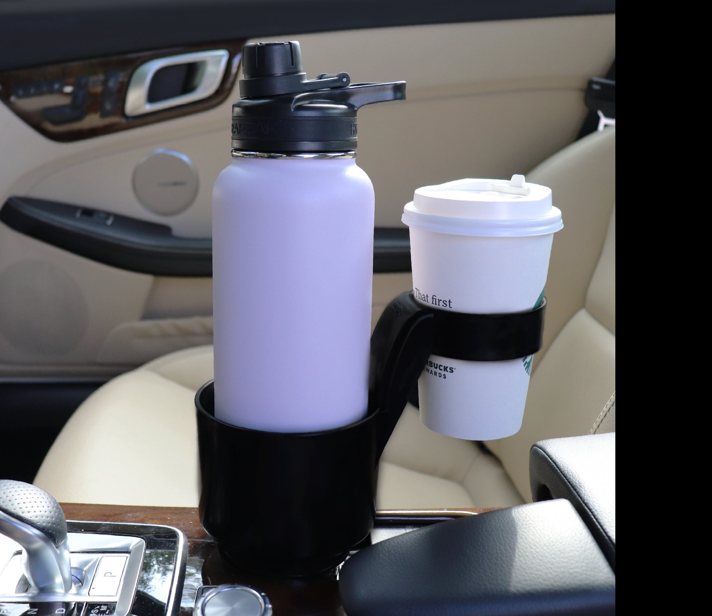 2CUPS Refurbished Car Cup Holder Expander and Attachable Tray | Etsy