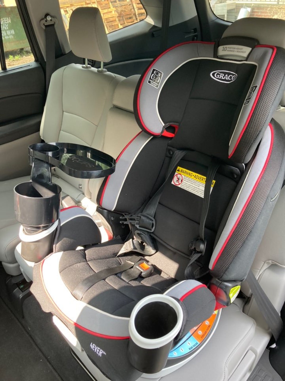 2CUPS Refurbished Car Cup Holder Expander and Attachable Tray | Etsy