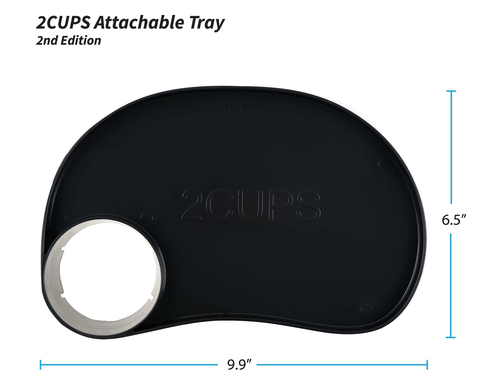 2CUPS New Car Cup Holder Expander and Attachable Tray Set - Etsy