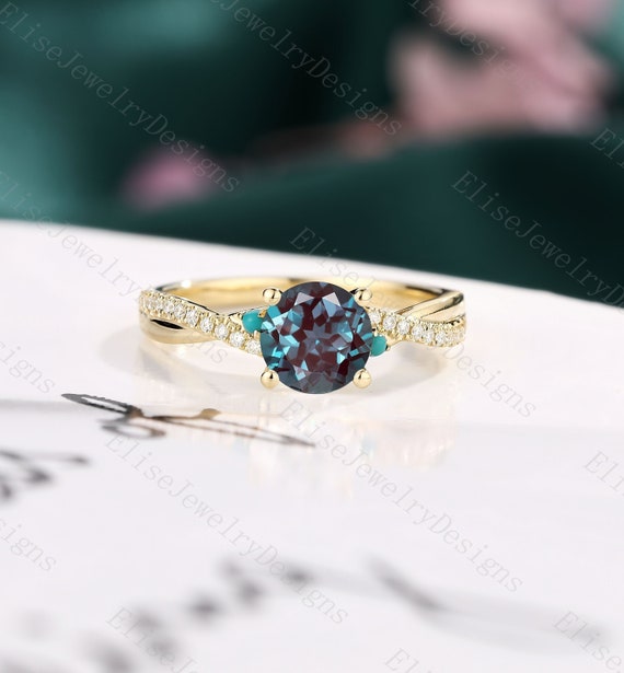 Alexandrite Ring Etsy