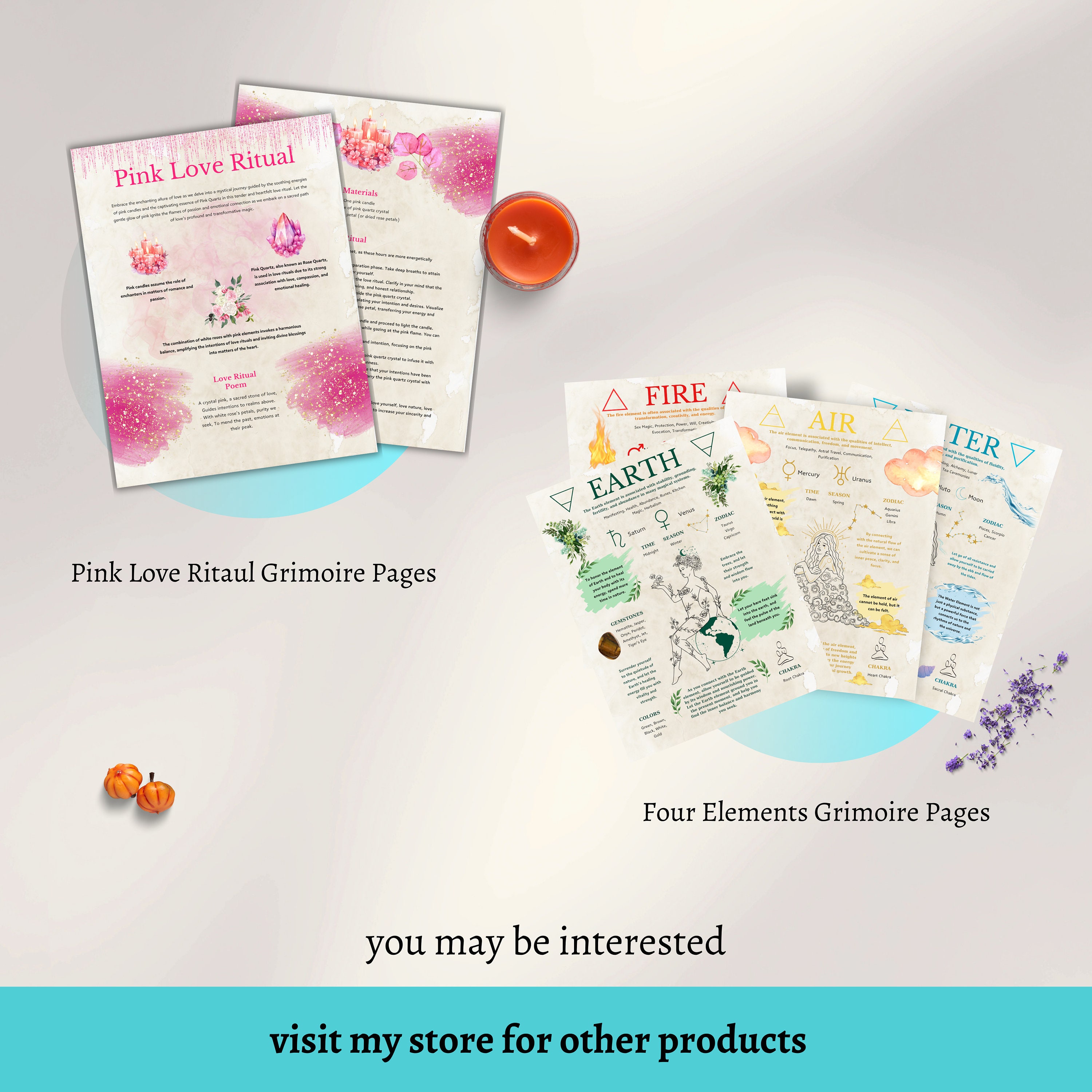 Ostara / Easter Oracle Cards Printable Sabbat Notes Wiccan Book of ...