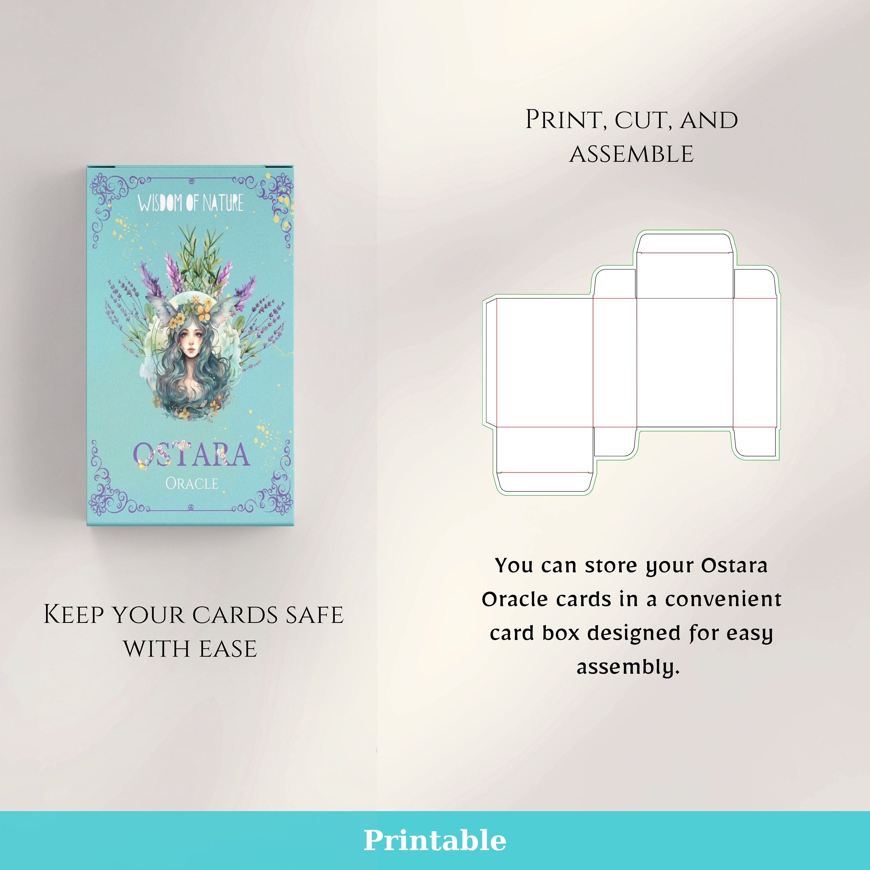 Ostara / Easter Oracle Cards Printable Sabbat Notes Wiccan Book of ...