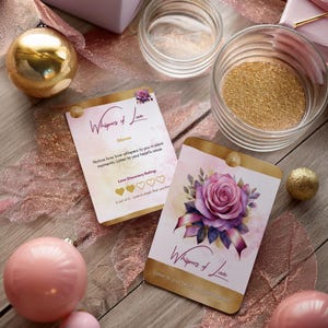 Path of Love Oracle Cards With Guide Cards, Valentine’s Day Gift for ...