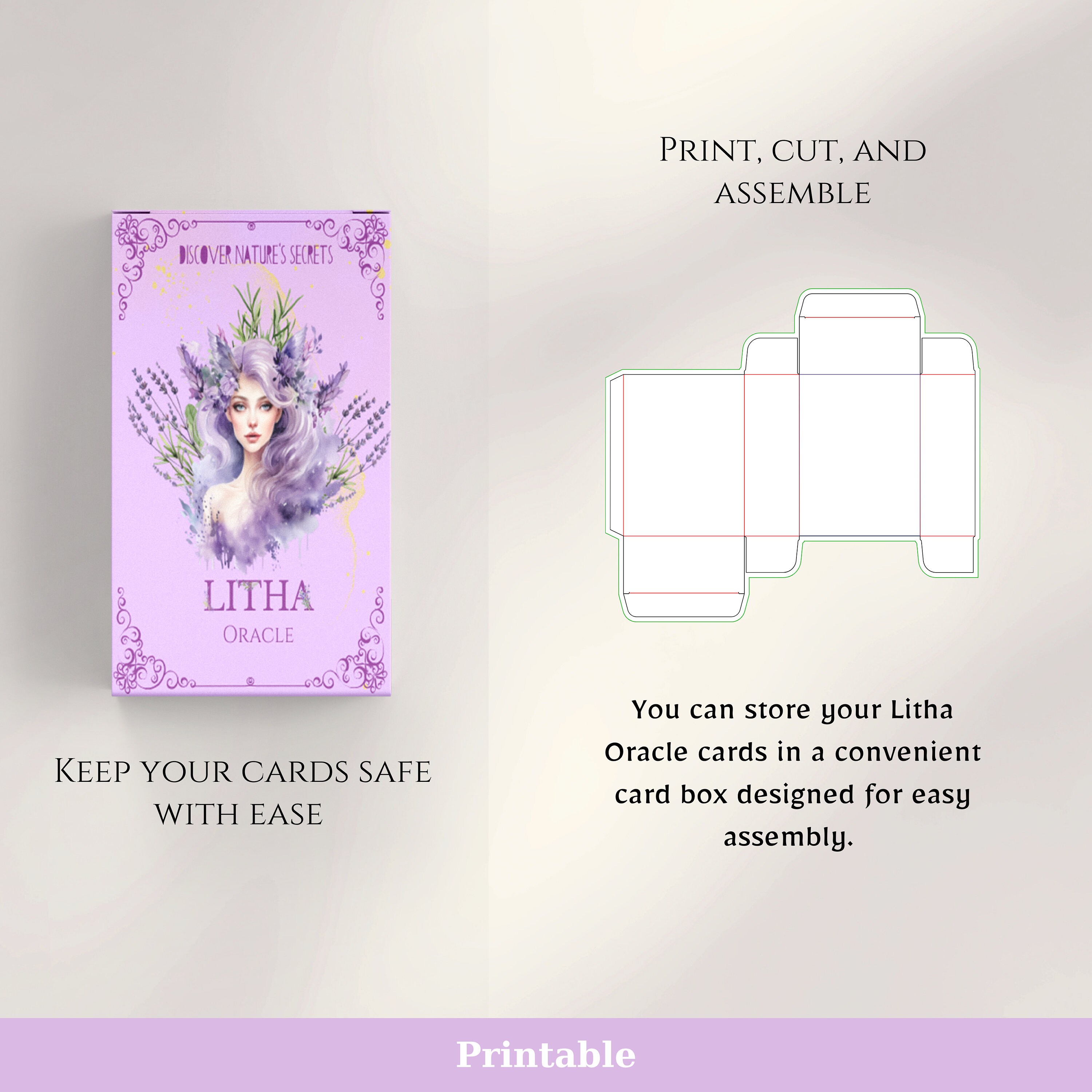 Litha Oracle Cards - Printable Sabbat Notes - Summer Solstice ...
