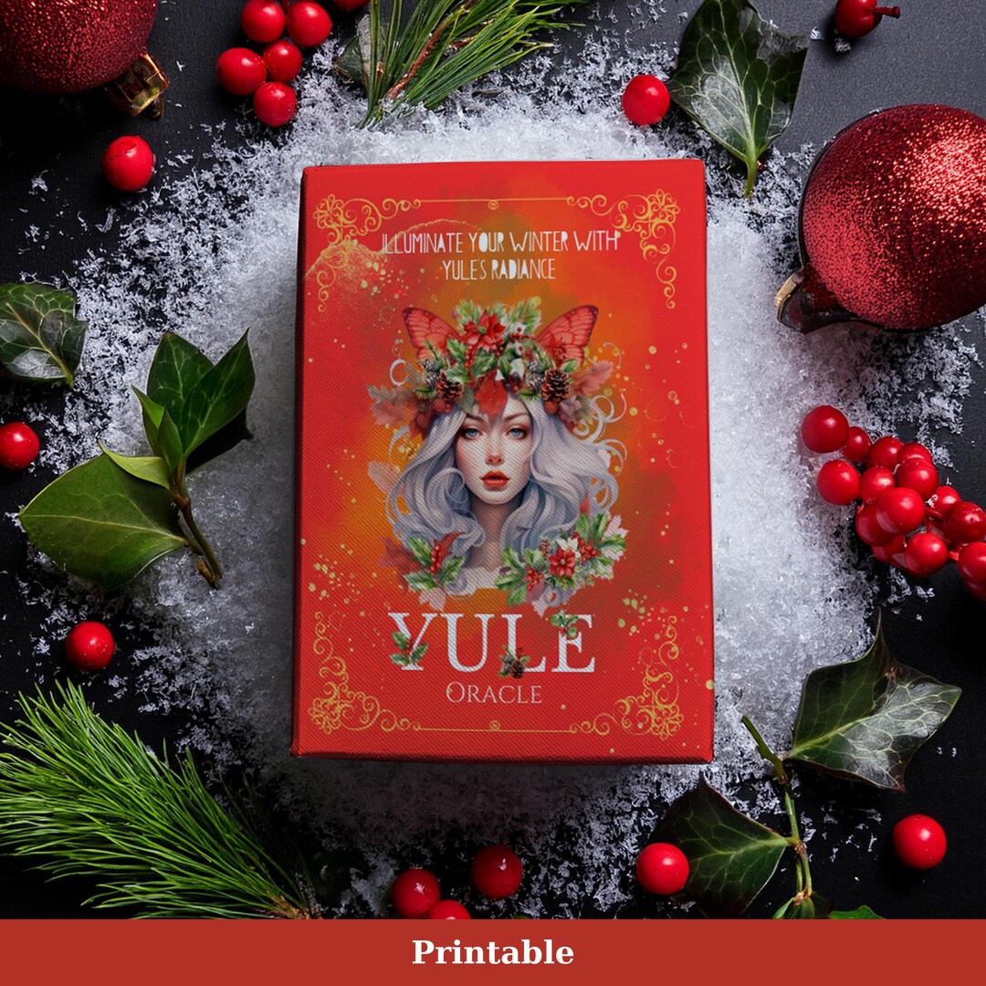 Yule Oracle Card Deck: Wiccan Winter Solstice Guidance (PDF) - Etsy