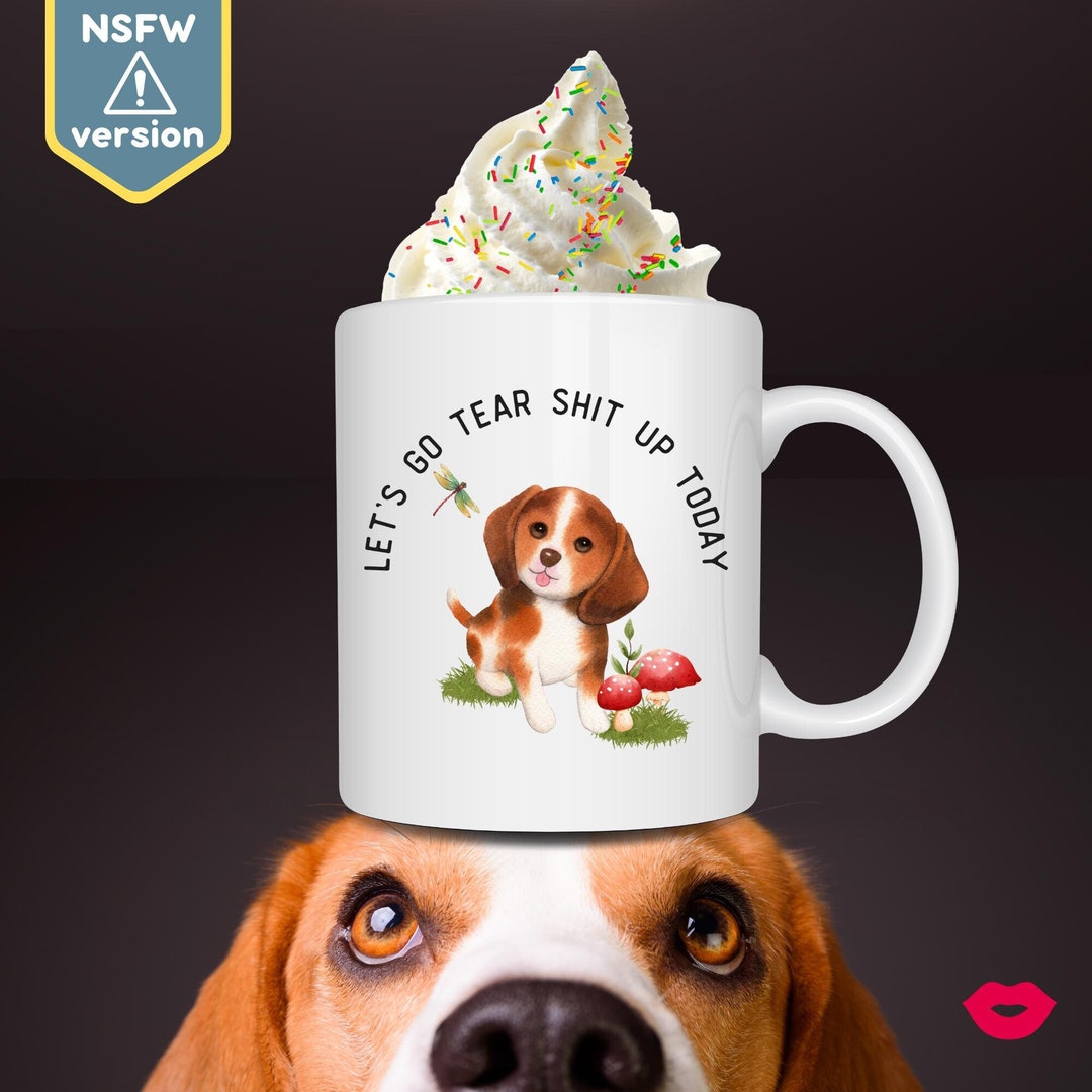 Retro Beagle Puppy Mug for Retro Beagle Puppy Lover Mug for Beagle ...