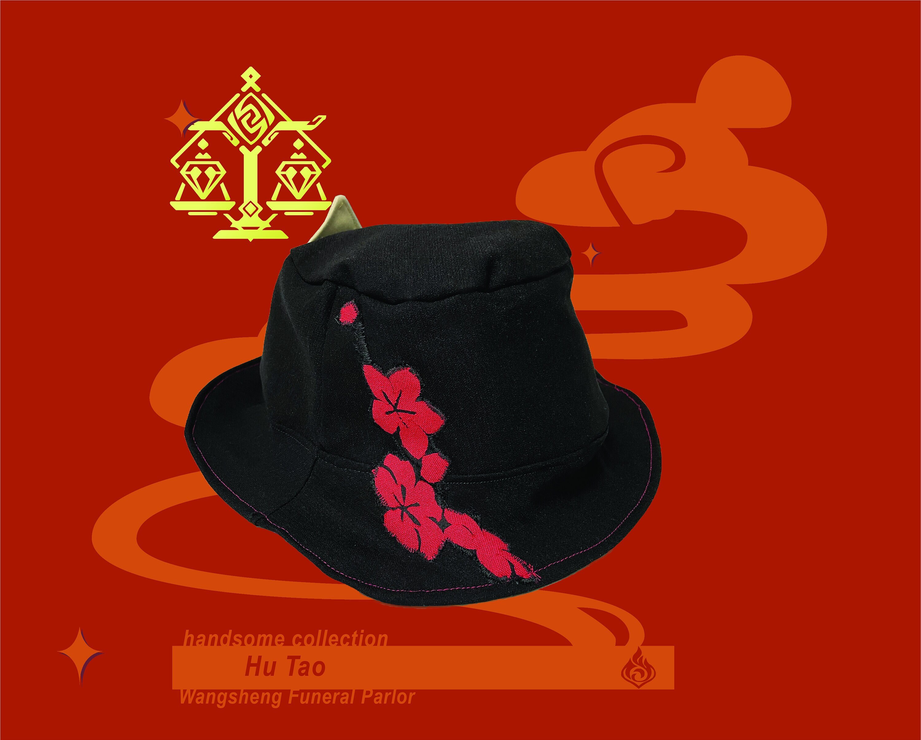 Hu Tao Jacket and Bucket Hat - Etsy