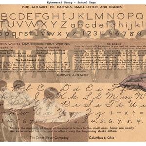 School Days Digital Kit Junk Journal Scrapbook Digi Kit Printable ...