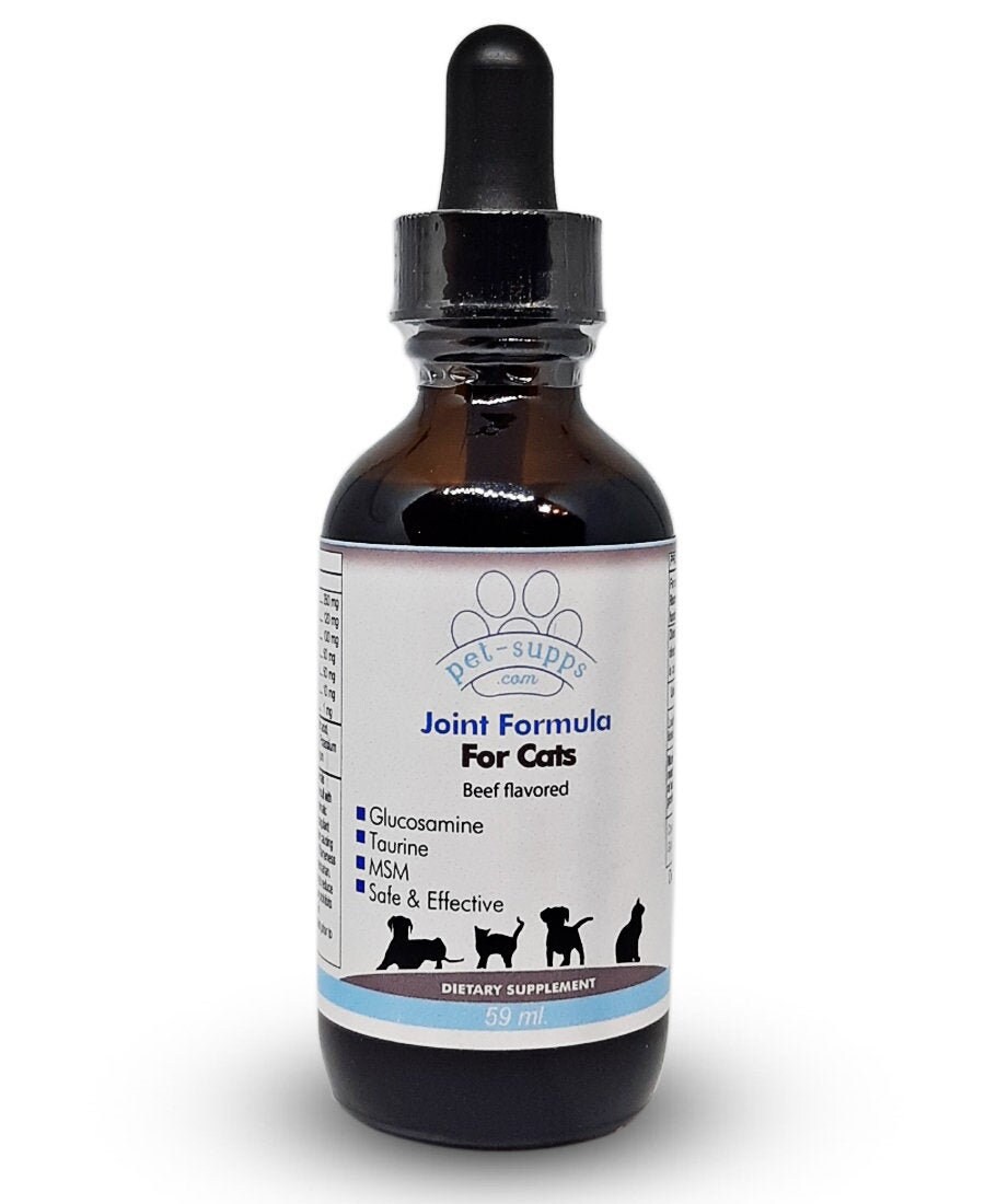 Cats Joint Health Supplement, Liquid Glucosamine for Cats With MSM, Hip ...