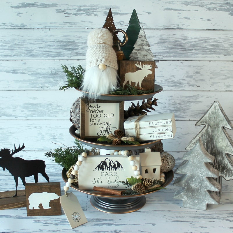 Rustic Winter Decor - Etsy