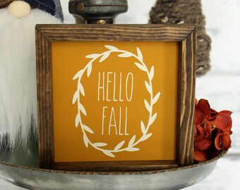 Autumn Mantle Sign - Etsy