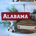 Alabama Decor Set Tiered Tray Alabama Crimson Tide Gnome Tailgates ...