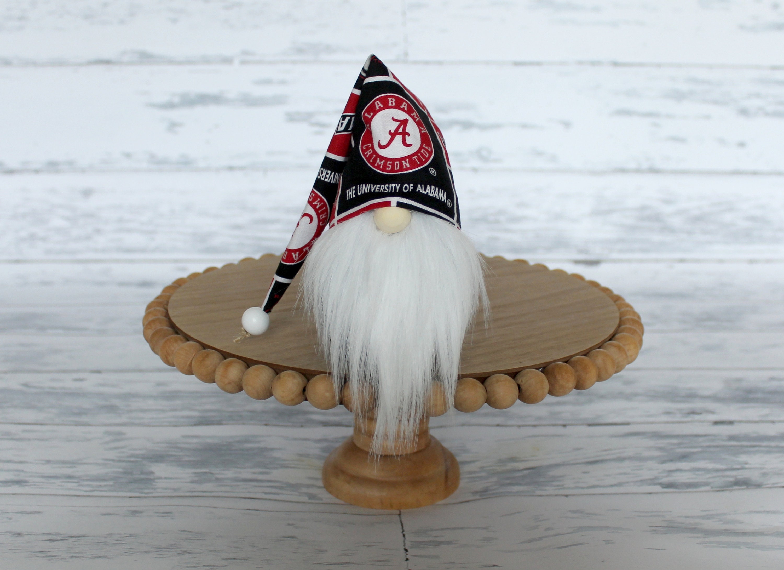 Alabama Decor Set Tiered Tray Alabama Crimson Tide Gnome - Etsy