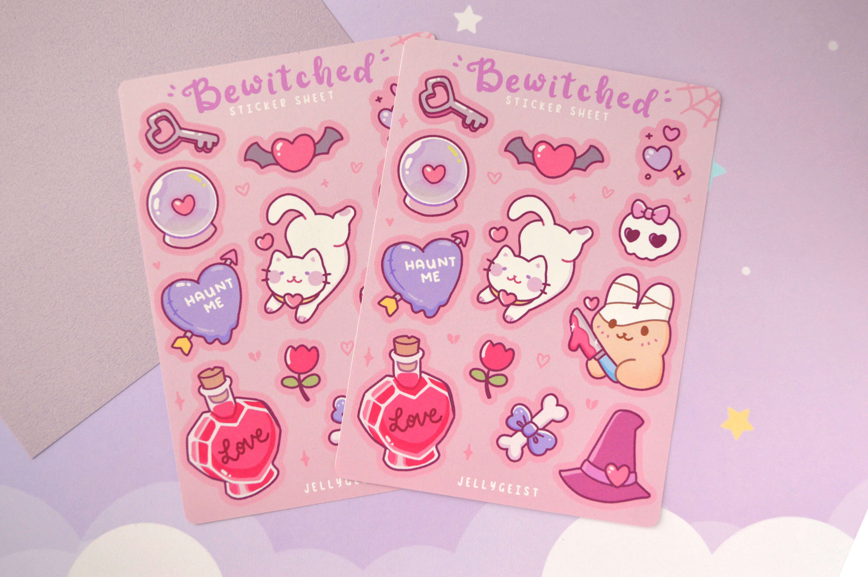 Bewitched Sticker Sheet Cute for Planners Bullet Journal | Etsy