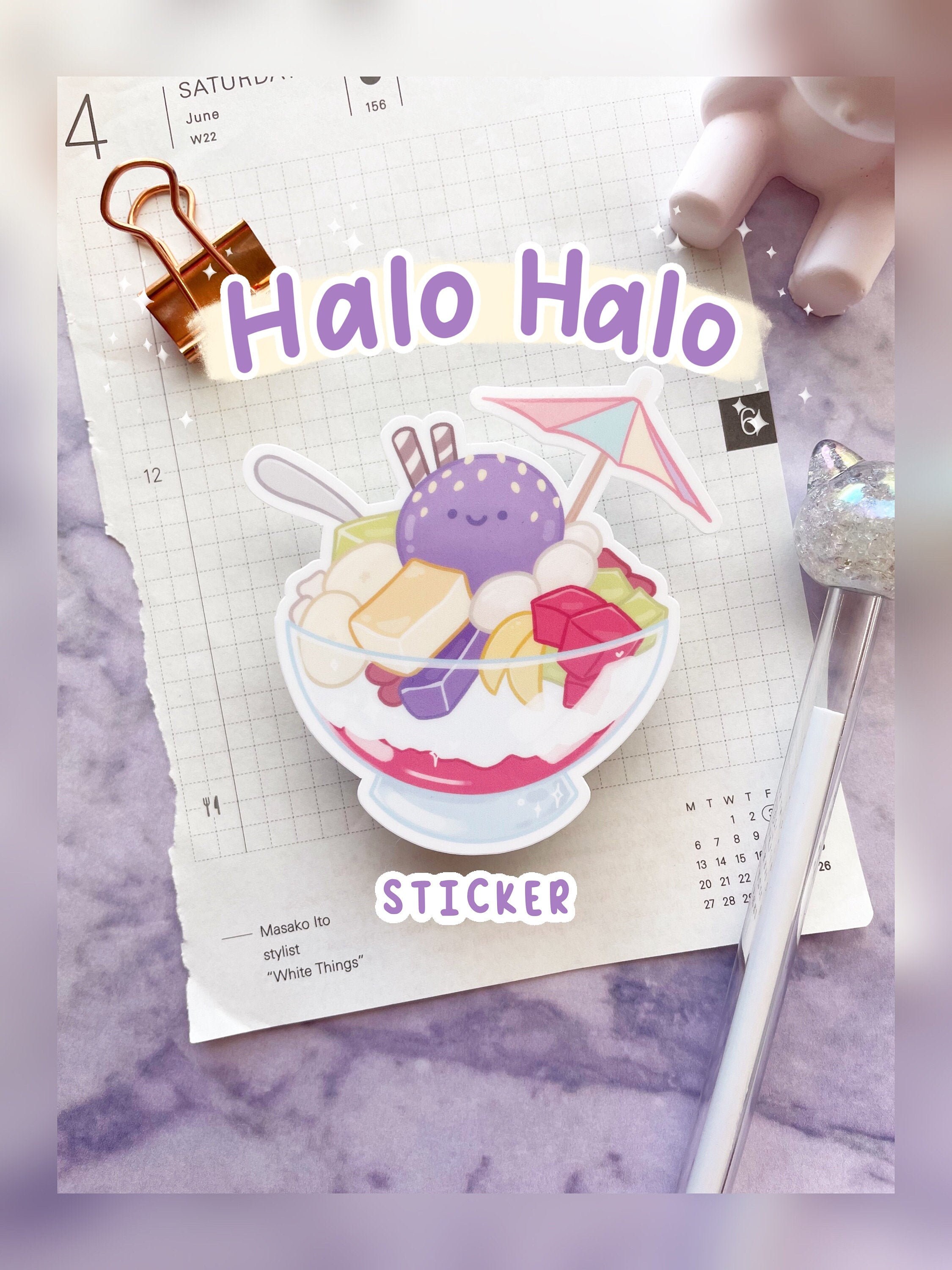 Halo Halo Weatherproof Sticker Scrapbooking Papercraft Paper, Party ...