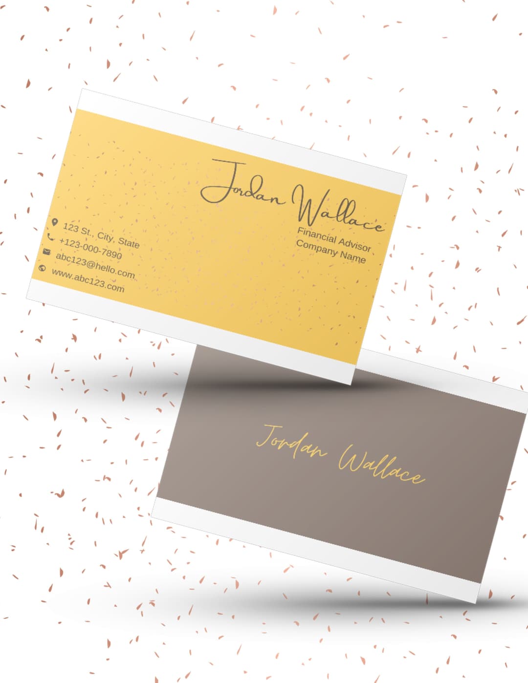 Custom Business Card Template - Etsy