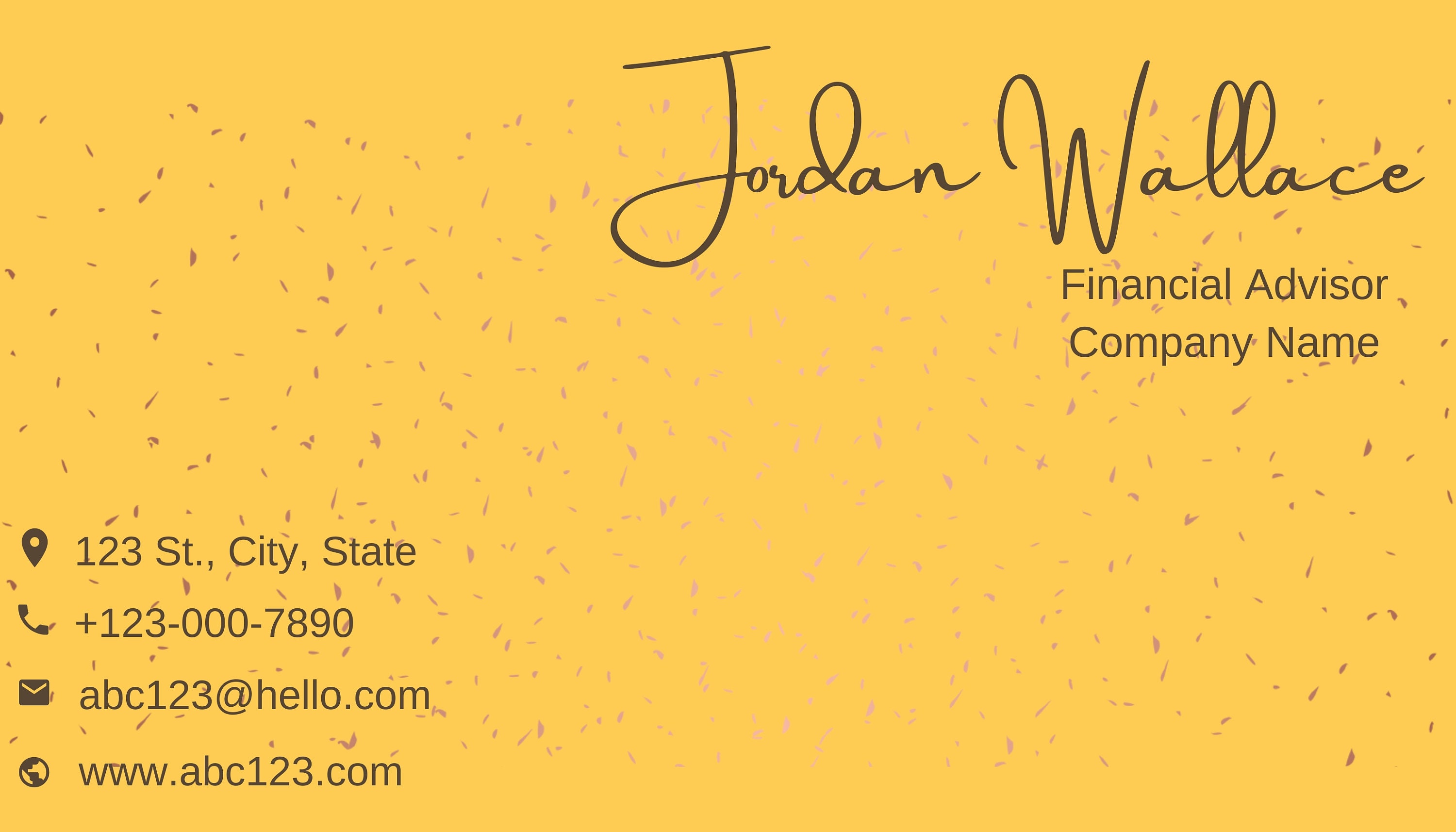 Custom Business Card Template - Etsy
