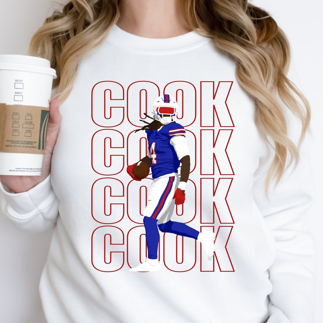 James Cook Sweatshirt | Buffalo Football Sweatshirt | Buffalo Football ...