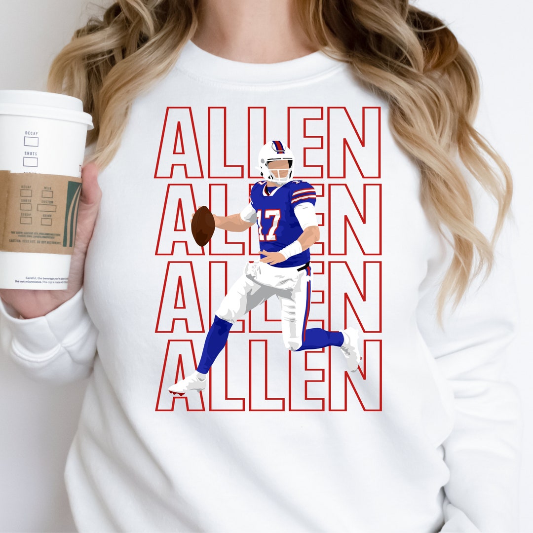 Josh Allen Buffalo Football Sweatshirt | Unisex Crewneck - Etsy