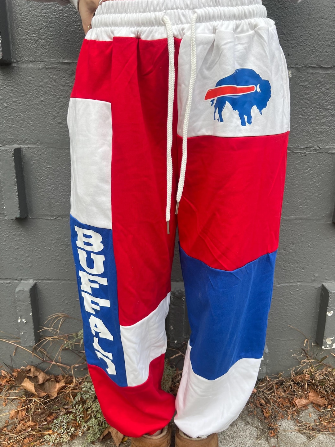 Buffalo Football Joggers | Color Block Sweatpants | Buffalo Sweats ...
