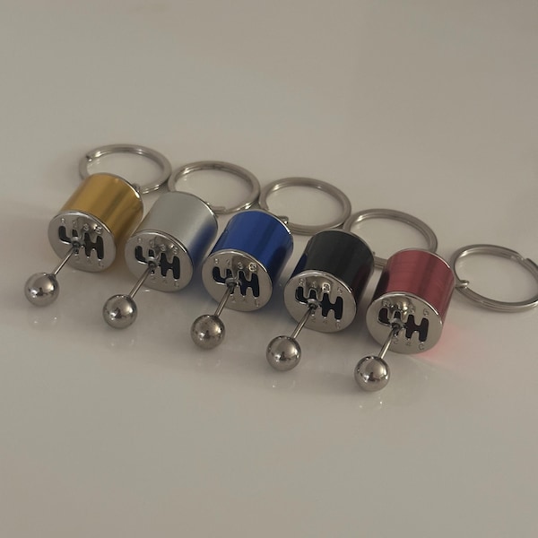 Gear Shift Keychain - Etsy