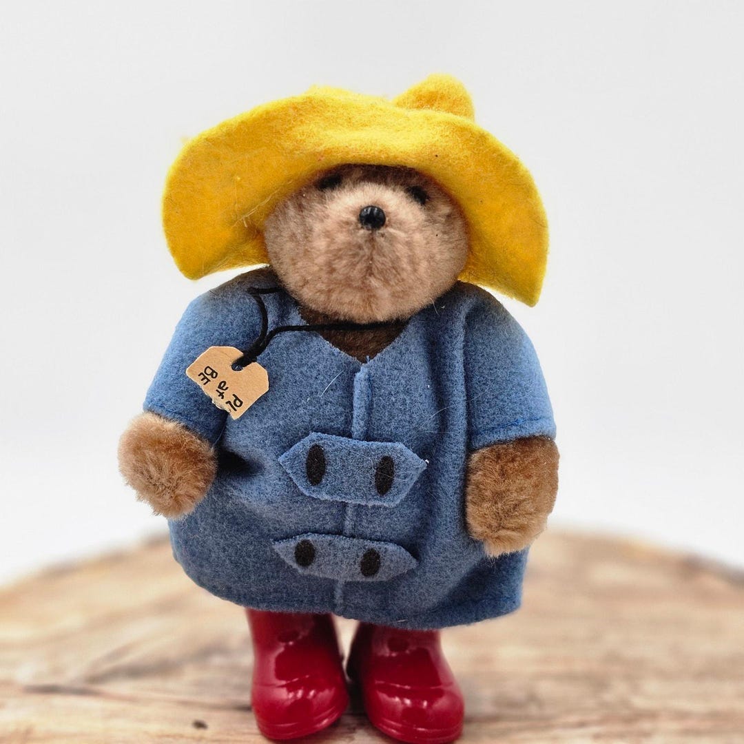 Vintage Adorable Small Paddington Bear Plush | 1987 Eden Toys | - Etsy
