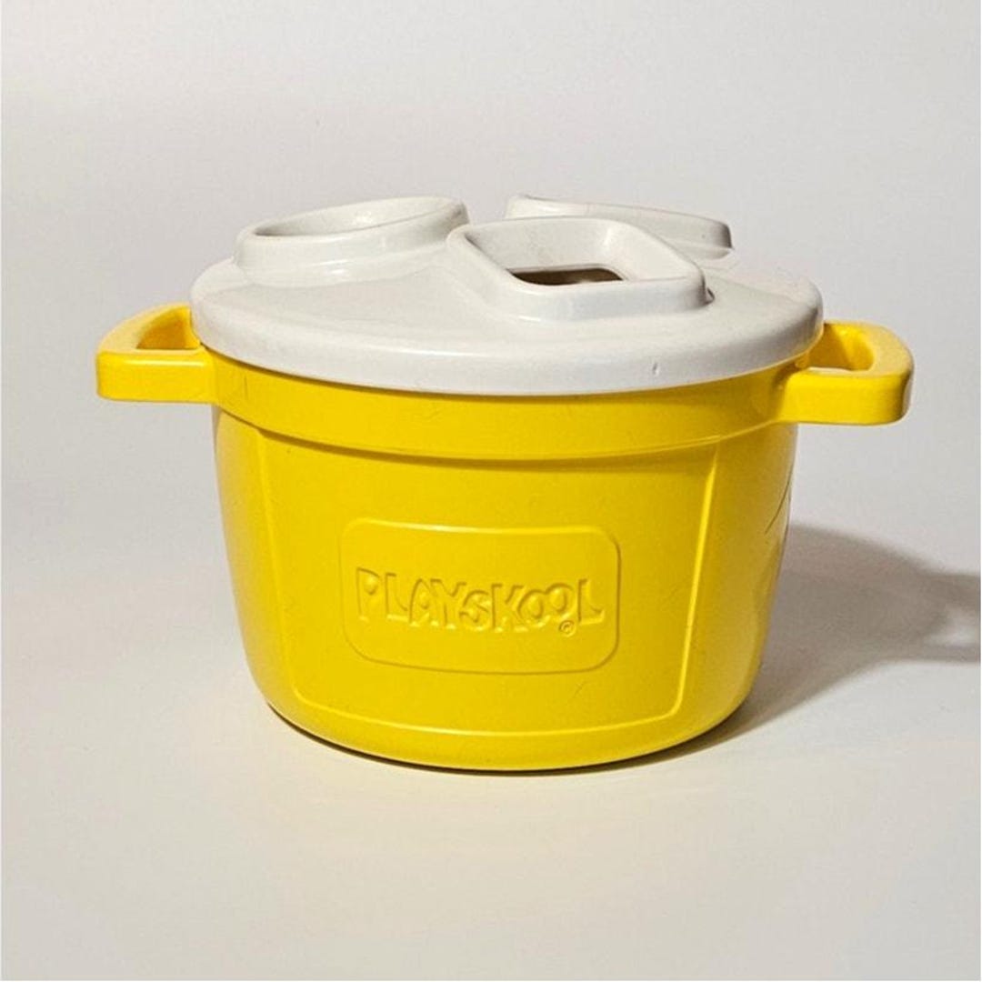 1991 Vintage Playskool My Shape 'N Stir Pot - Etsy