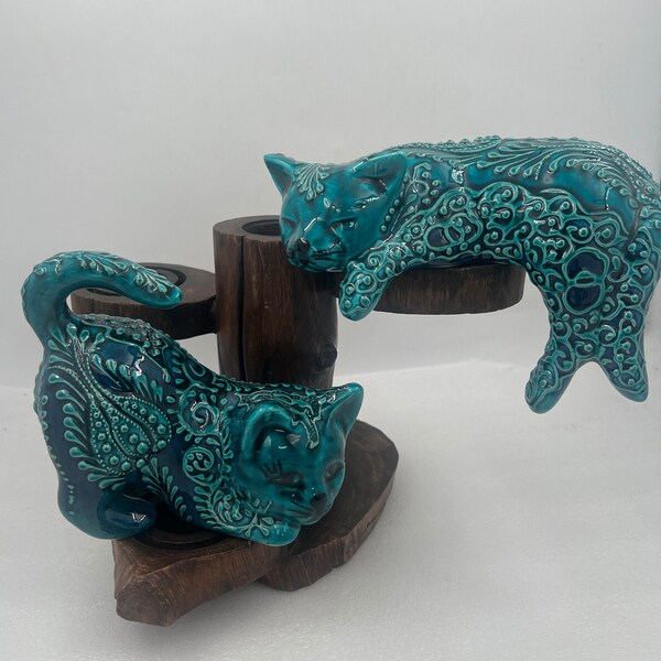 Turkish Cat Figurine - Etsy