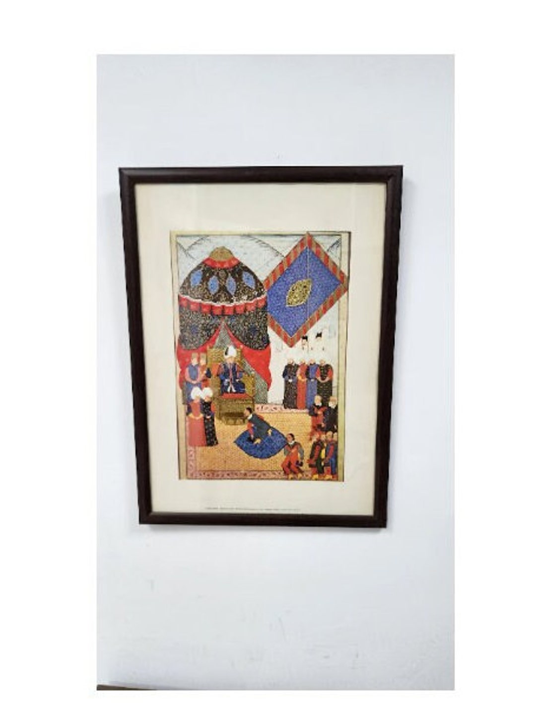 Ottoman Sultan Paint, Islamic Culture Art, Digital Prints, Framed Wall ...