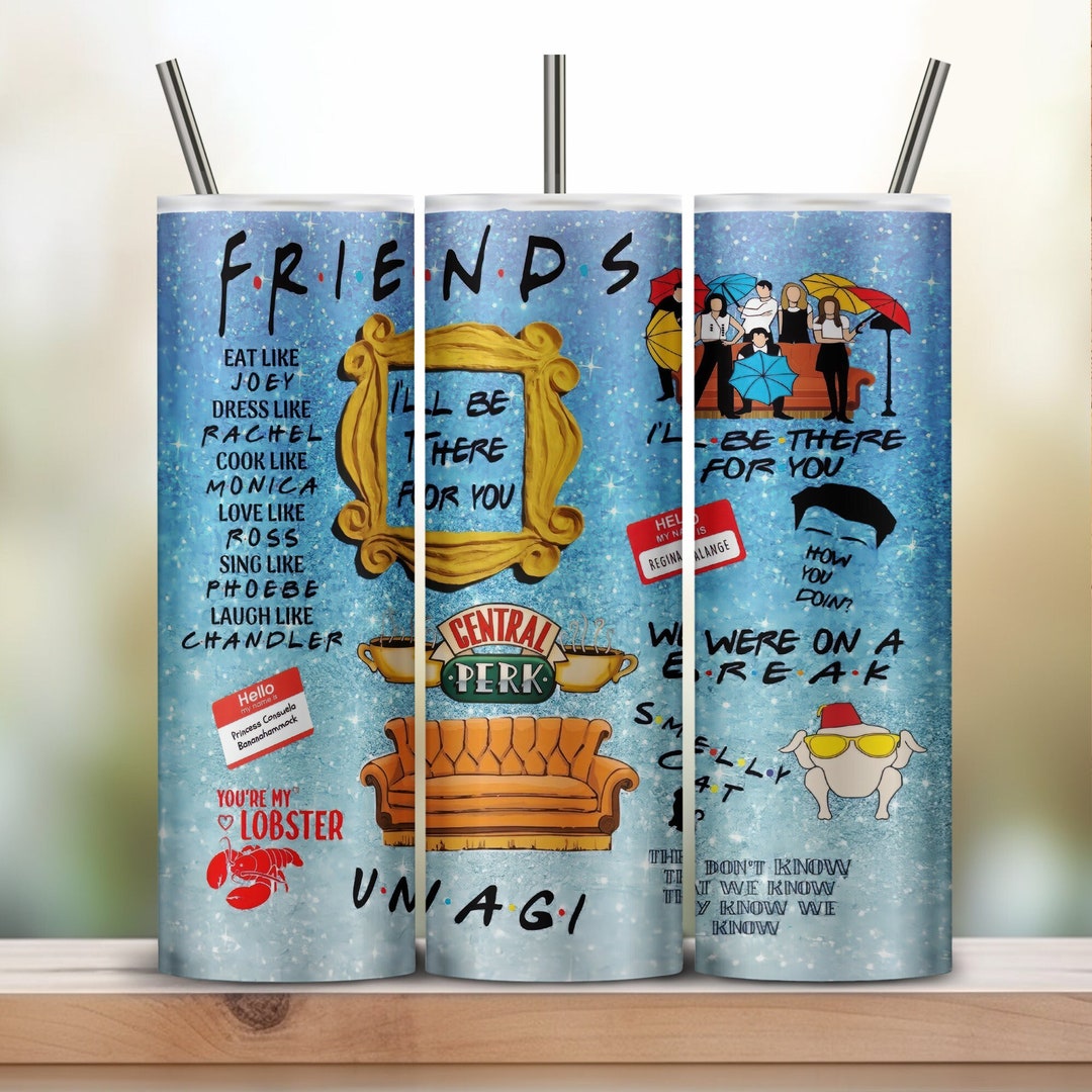 Friends TV Show 20oz Tumbler Wrap Friends TV Sublimation - Etsy
