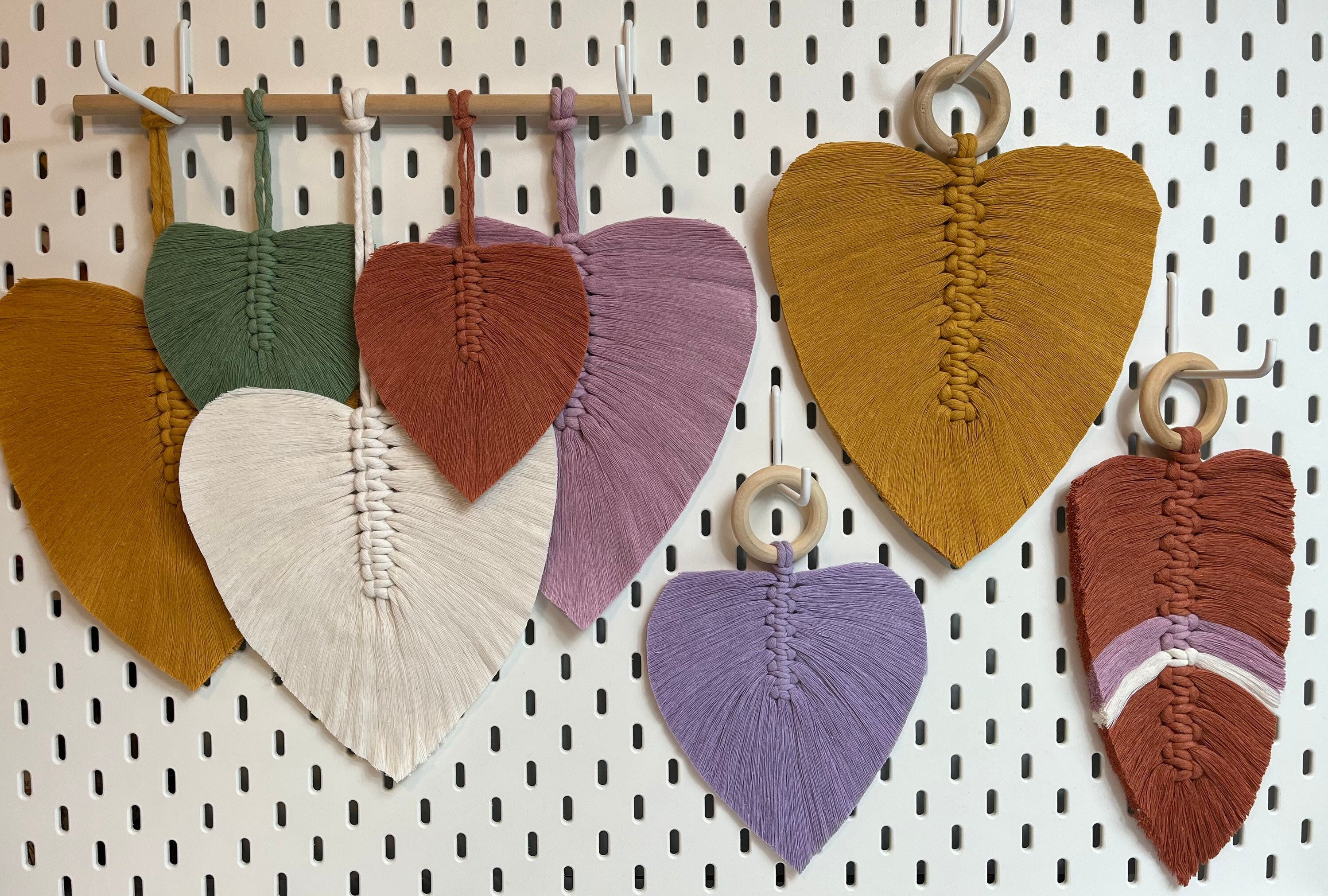 DIY Macrame Leaf Craft Kit Large, DIY Home Decor, Craft Kits for Adults ...