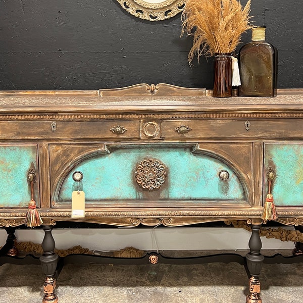 Painted Buffet - Etsy