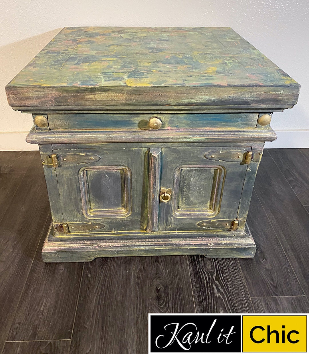 SOLD SOLD SOLD - Bohemian Bedside Table, Bohemian Table, Boho Side ...
