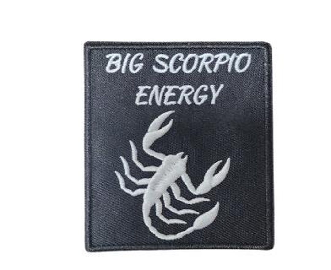 Scorpio Horoscope Patch 3x3 Inches (embroidered Iron/sew On) Zodiac ...