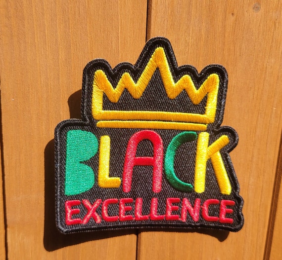 Black Excellence Patch 3.5 embroidered Iron/sew On - Etsy