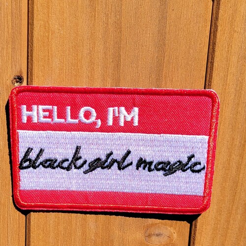 Black Girl Magic Glitter Patch Iron on Patch - Etsy