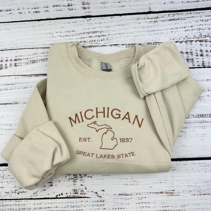 Michigan Sweatshirt - Etsy