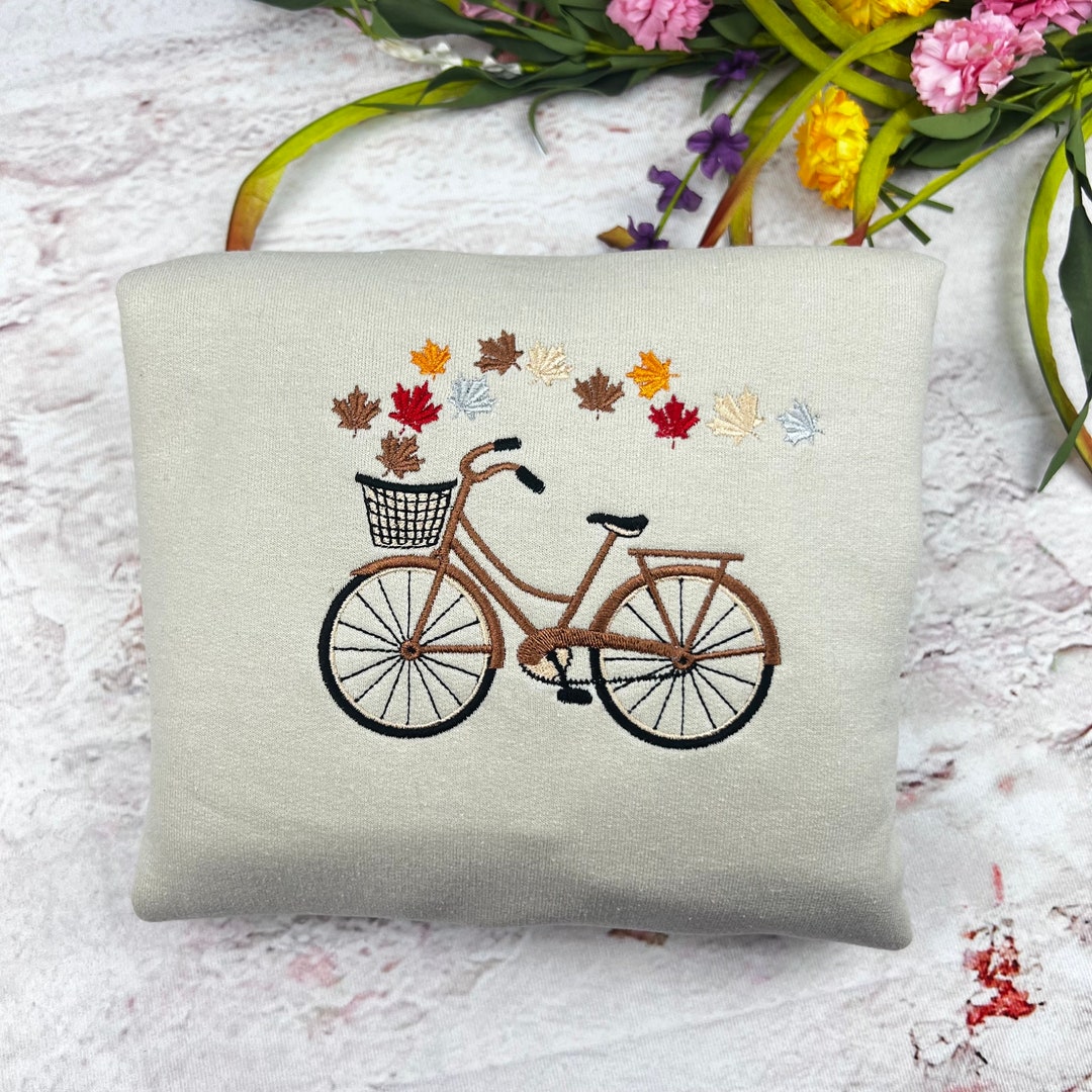 Autumn Embroidered Sweatshirt- Halloween Fall Sweatshirts- Fall Winter ...