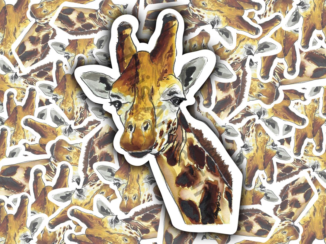 Giraffe Sticker, Judgemental Giraffe, Giraffe, Safari Animal, Animal ...