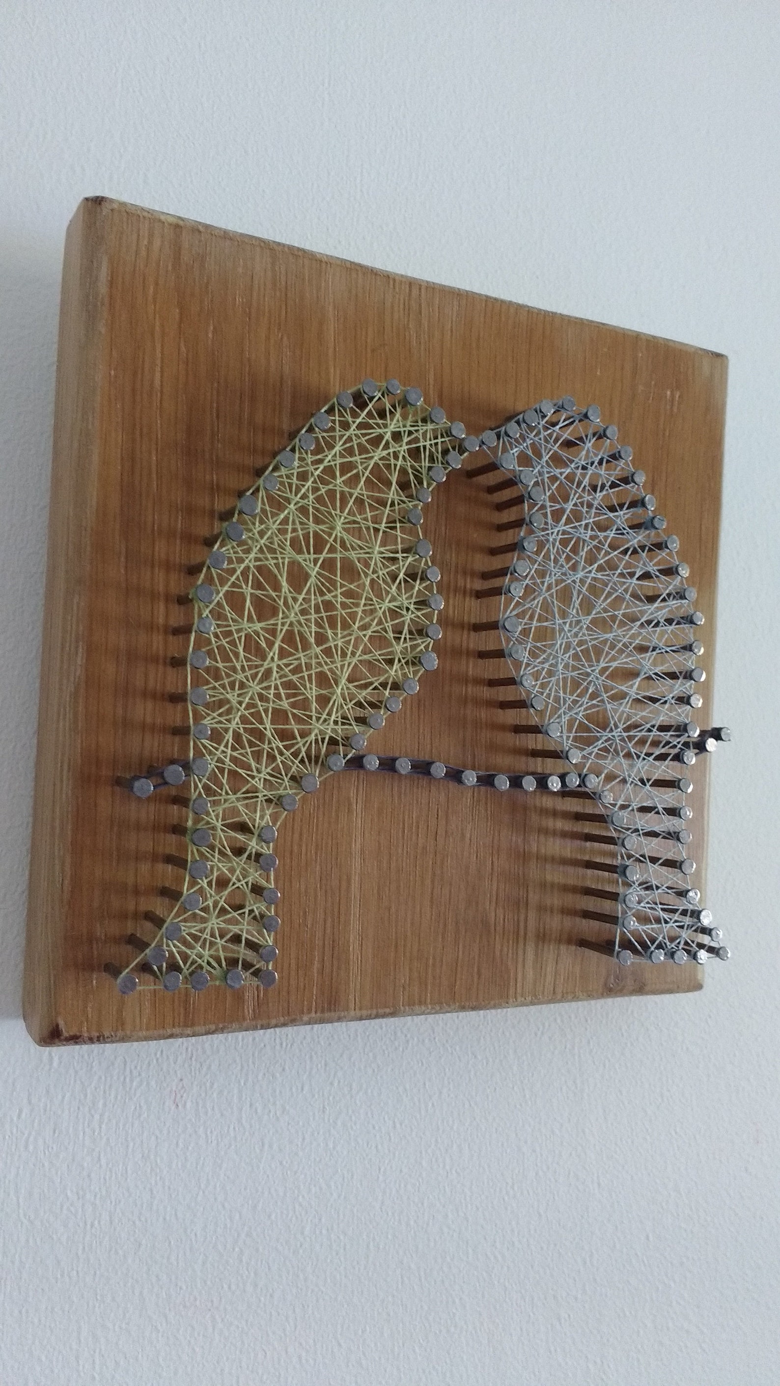 Birds Nail and Thread String Art Bird Wall Art Birds Made | Etsy