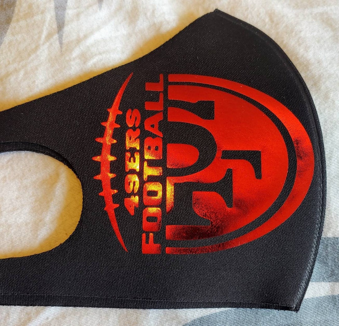 Metallic SF 49ERS FACE MASK - Etsy