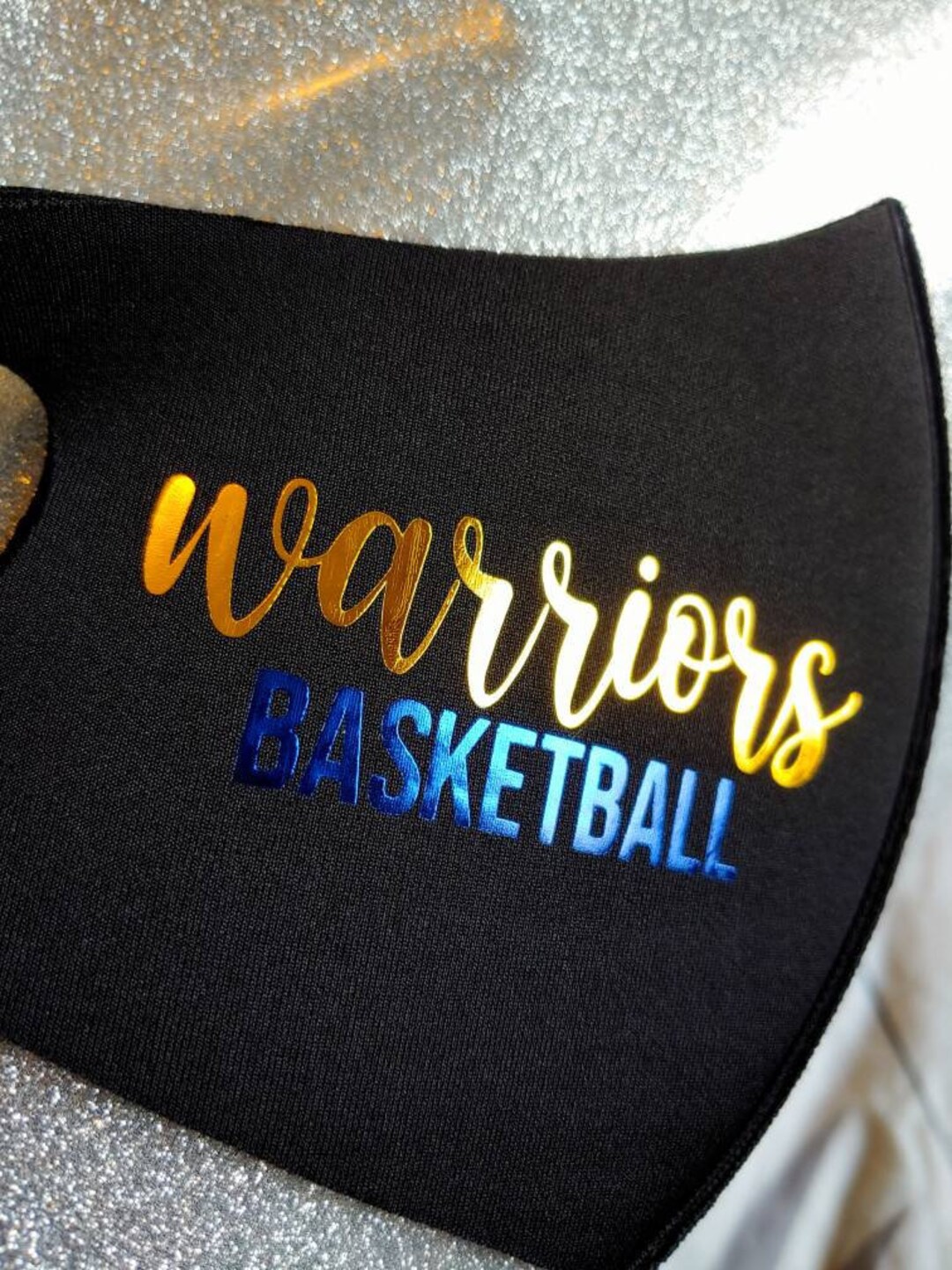 Golden State Warriors Cursive Warriors Basketball Face Mask - Etsy