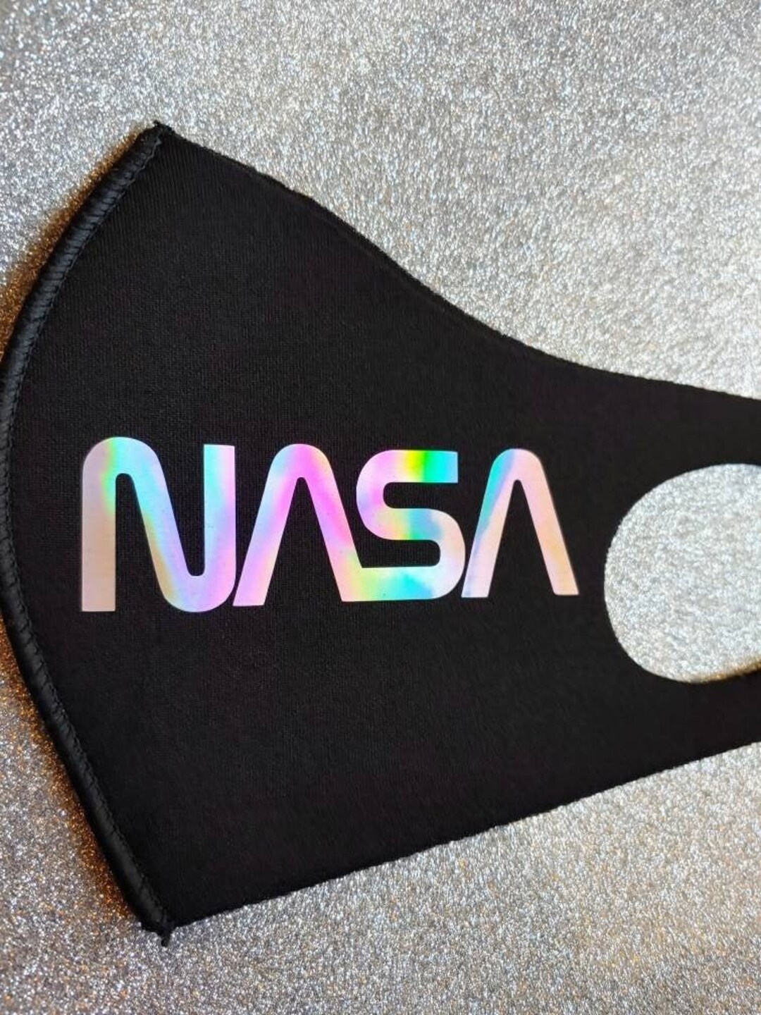 NASA Holographic Face Mask - Etsy