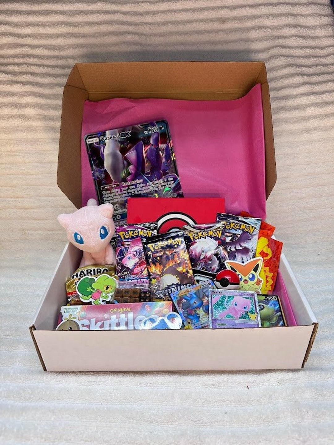 Buy Pokemon Plushie Gift Mystery Box Includes Booster Packs Ultra Rare ...