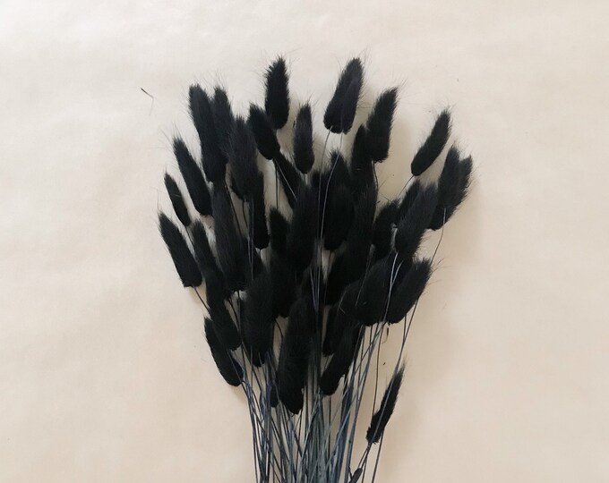 Black Bunny Tails - Etsy