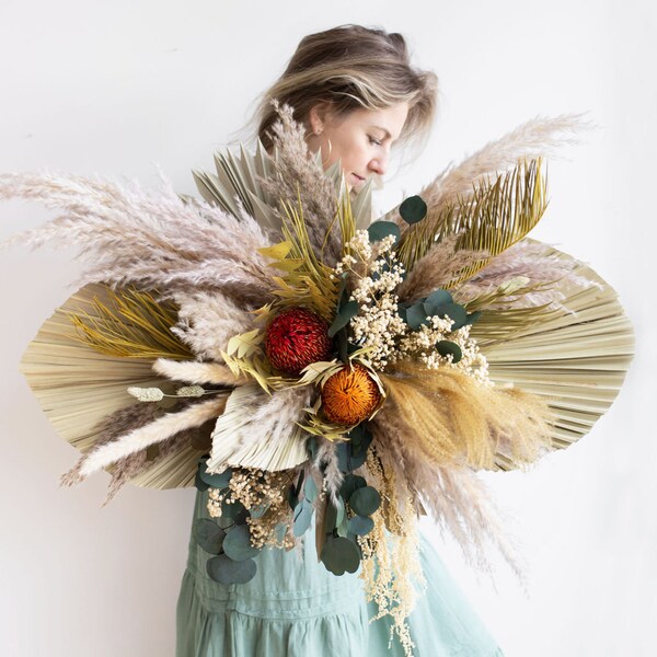 Dried Flower Wall Hanging - Etsy